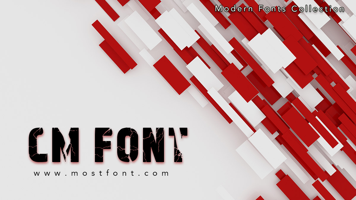 CM Font Font Typographic Design | mostfont.com
