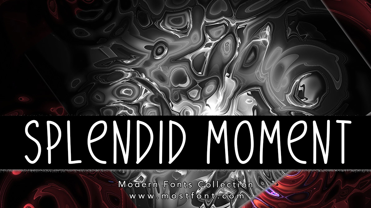 Splendid Moment Font by Md Shohail Bhuian | mostfont.com