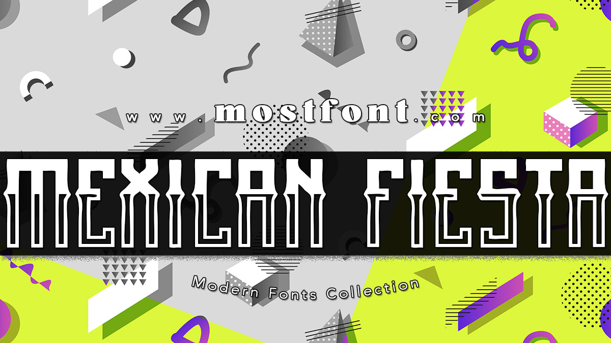 Mexican Fiesta Font by Qkila | mostfont.com