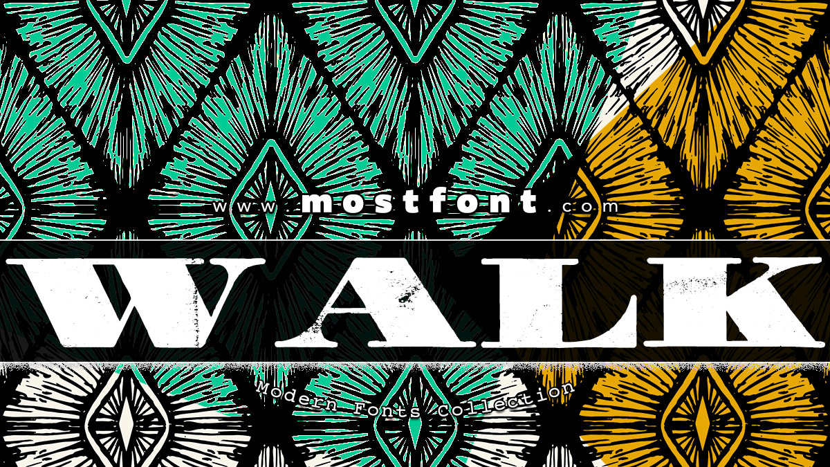 Walk (Personal Use Only) Font by Billy Argel Fonts ® | mostfont.com