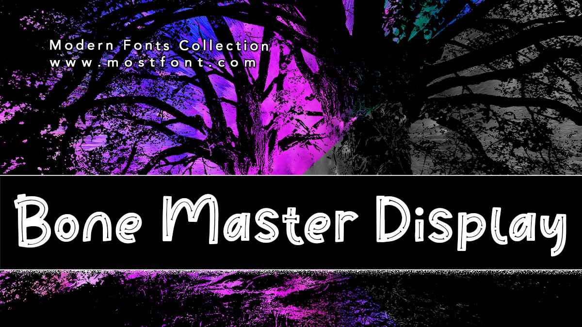 Bone Master Display Font by Attype Studio | mostfont.com