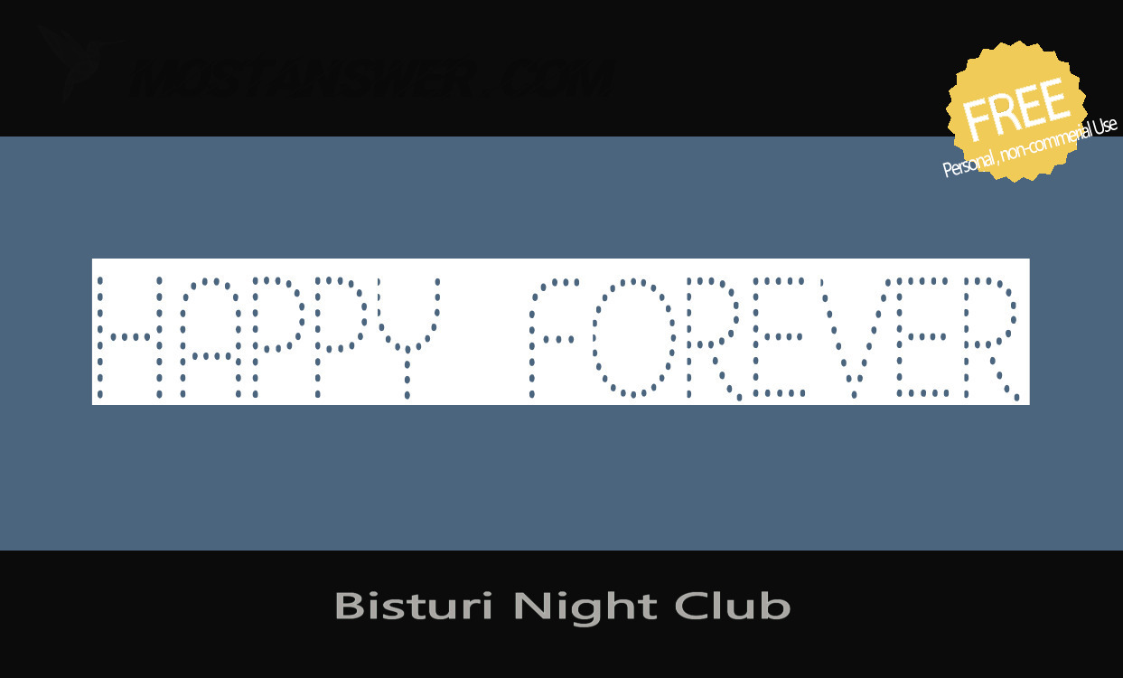 Bisturi Night Club Font by Woodcutter | mostfont.com