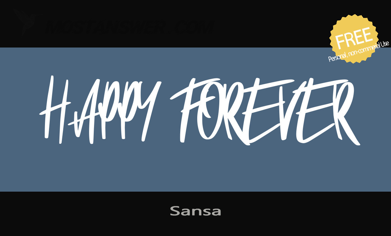 Sansa Font by Typotopia Studio | mostfont.com
